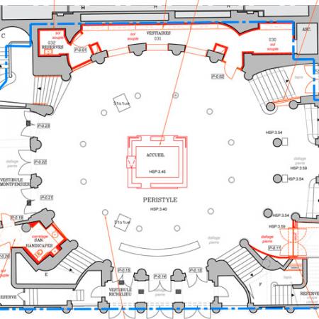 Au fil des plans : les travaux à la salle Richelieu ・ Comédie-Française