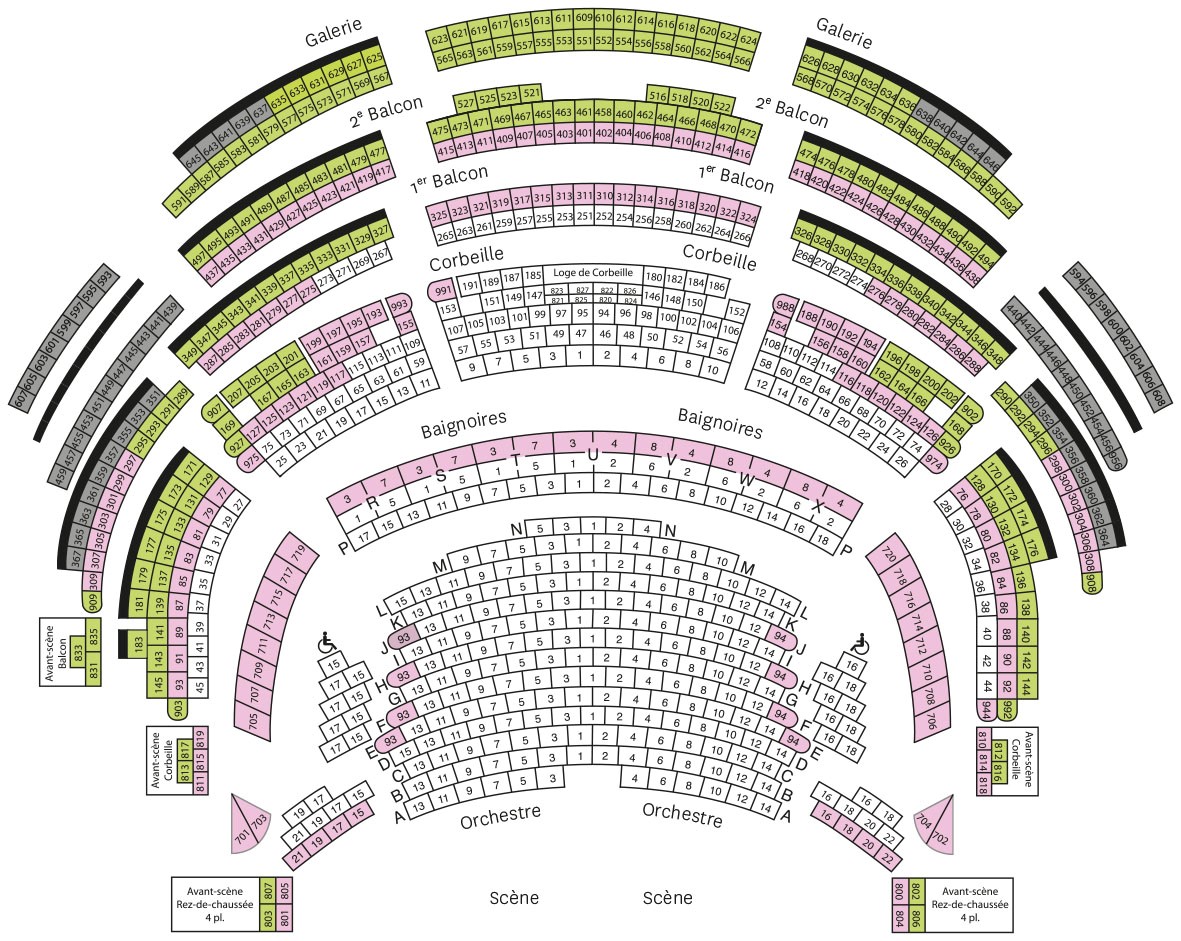 Plans des salles ・ Comédie-Française